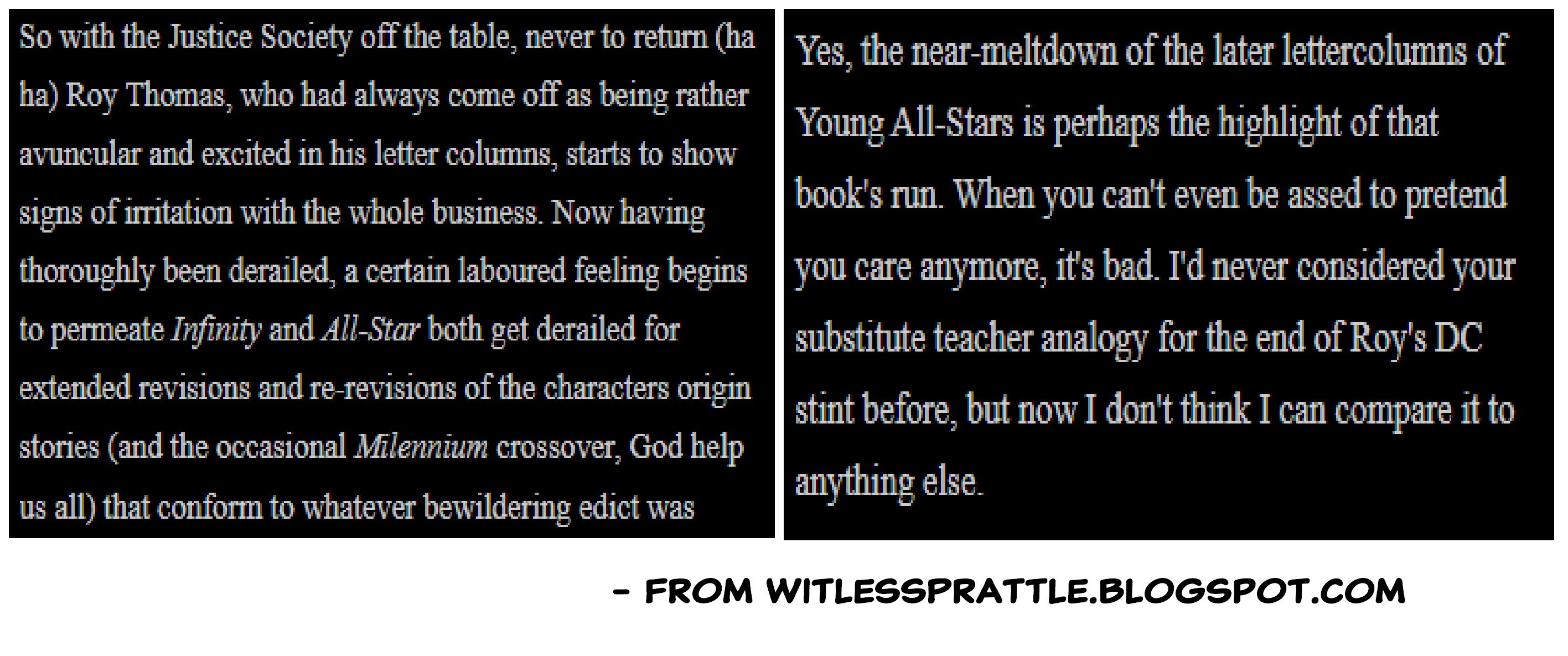 De Facto Protege: The Changing Continuity of Roy Thomas – Four Color ...